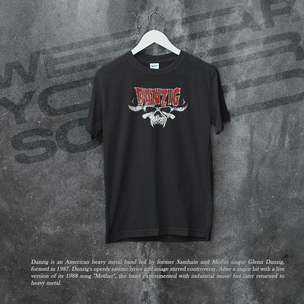 Danzig Logo Heavy Metal Band Tshirt | Shopee Malaysia