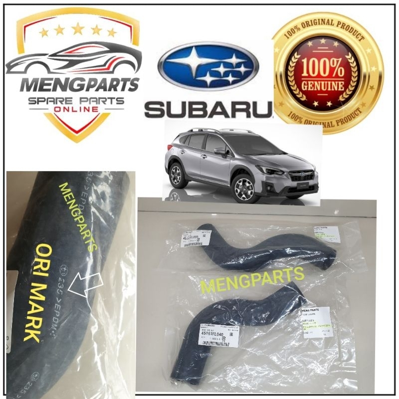 ORIGINAL SUBARU XV GT7 FB20 2018Y-2024Y RADIATOR HOSE TOP & BOTTOM 45161-FL000 45161-FL040 ...
