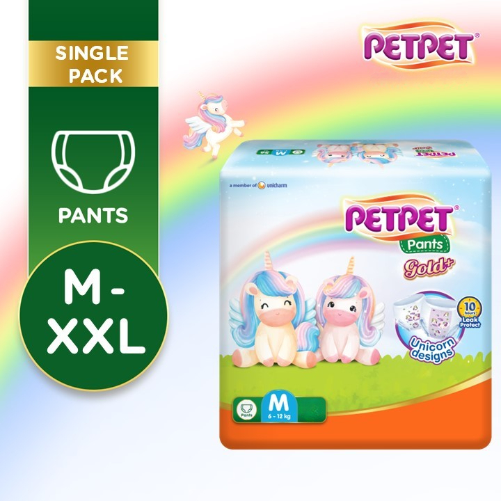PETPET Unicorn Gold+ Pants Baby Diapers (M48, L40, XL32, XXL28 ...