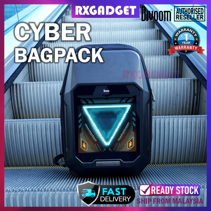 [DIVOOM] Cyber Pixel Backpack Customizable RGB Pixel Art Multi ...