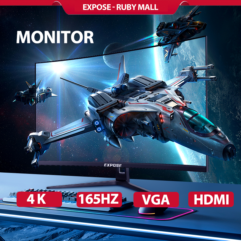 Monitor PC Gaming Monitor With Speaker 1MS LED Framless Ips Lcd Monitor ...