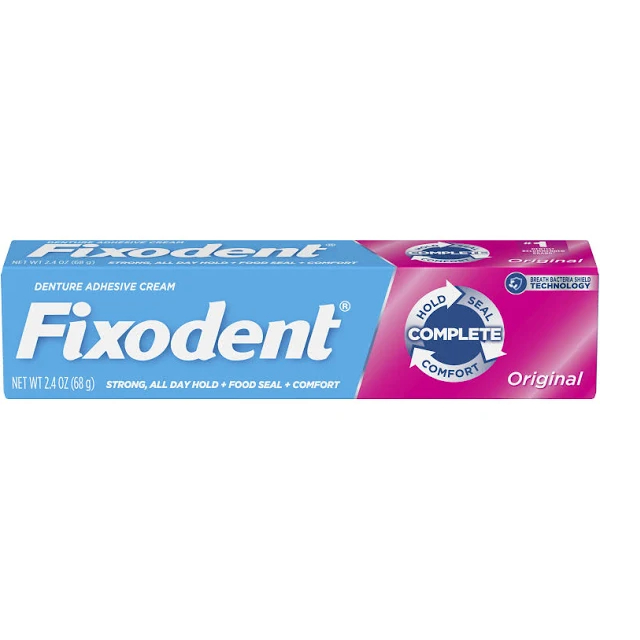 FIXODENT Original Dentures Adhesive 68g (per tube) | Shopee Malaysia
