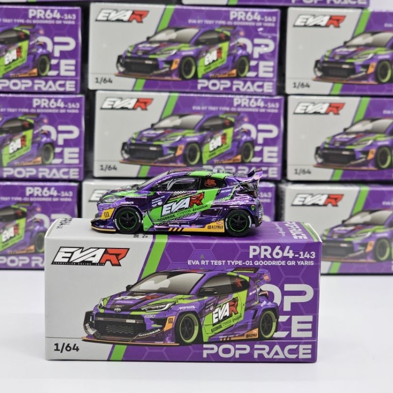 POP RACE EVA RT TEST TYPE-O1 GOODRIDE GR YARIS EVAR SCALE 1/64 | Shopee ...
