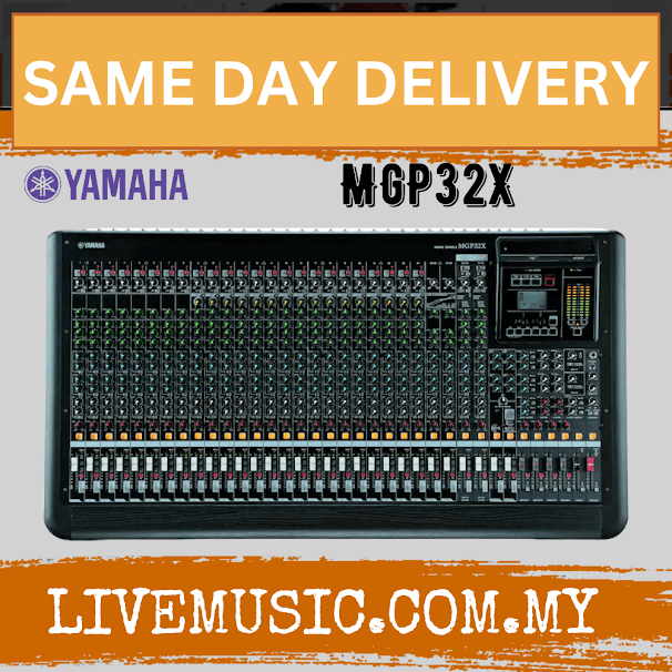 Yamaha MGP32X 32-Input Hybrid Digital/Analog Mixer with USB Rec/Play ...