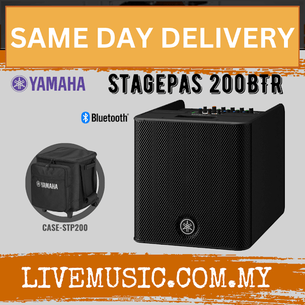 Yamaha StagePas 200BTR Portable Speaker PA System With CASE-STP200 ...