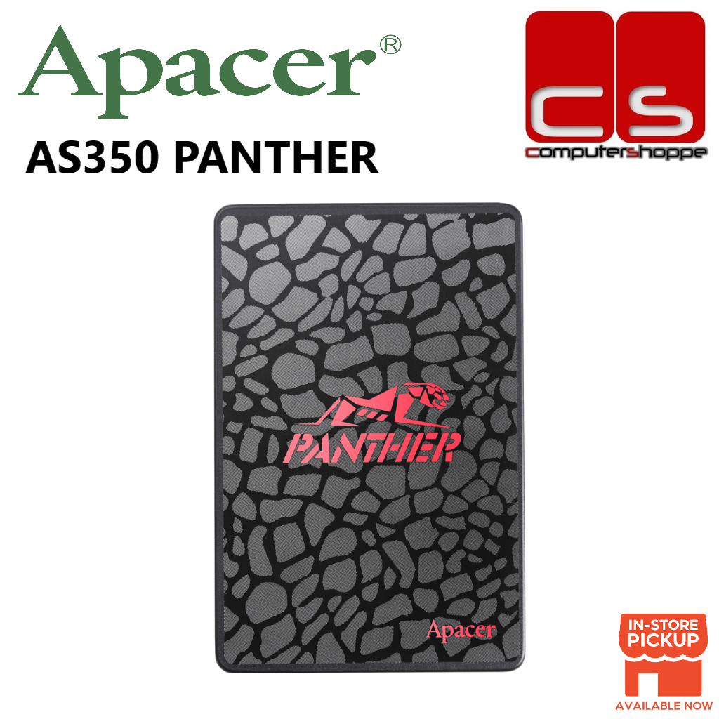 Apacer AS350 PANTHER 2.5'' SATA III SSD - 128GB/256GB/512GB/1TB ...