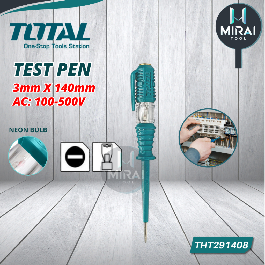TOTAL THT291408 Test Pencil 3mm X 140mm | Shopee Malaysia
