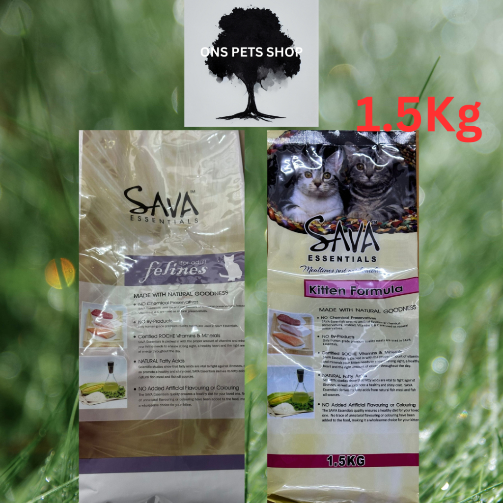 Sava Essentials Cats Food 1.5Kg | Shopee Malaysia