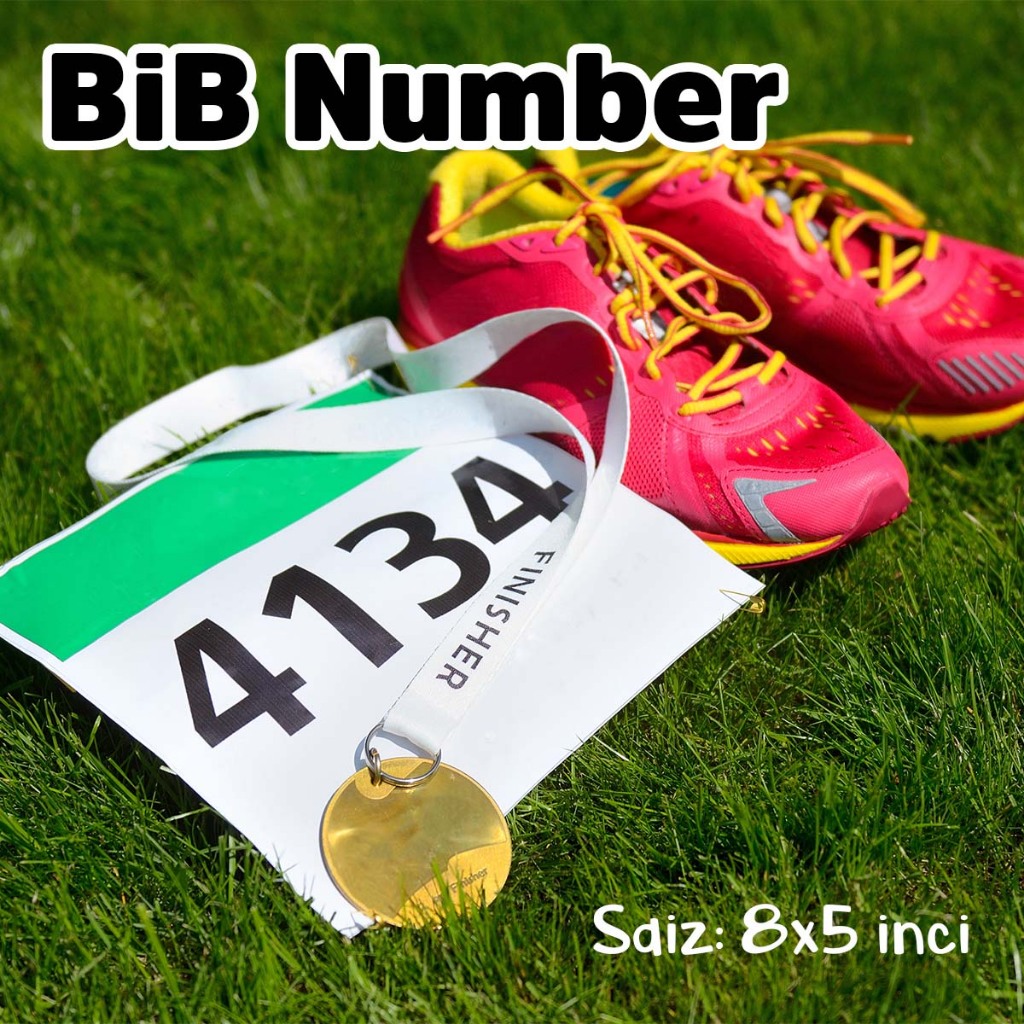 BiB NUMBER | NOMBOR PESERTA Bib | Bip Acara Rentas Desa | Lumba Lari ...