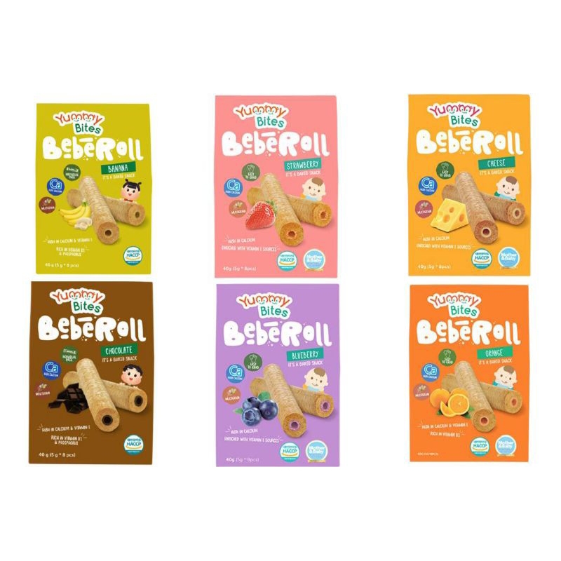 Yummy BITES Beberoll 40g // Baby Snack // Baby Biscuit ( Banana ...