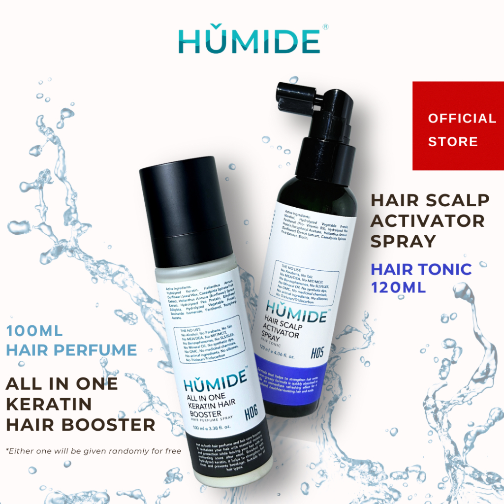 HUMIDE Hair Scalp Activator Spray Scalp Hair Tonic | All in One Keratin ...