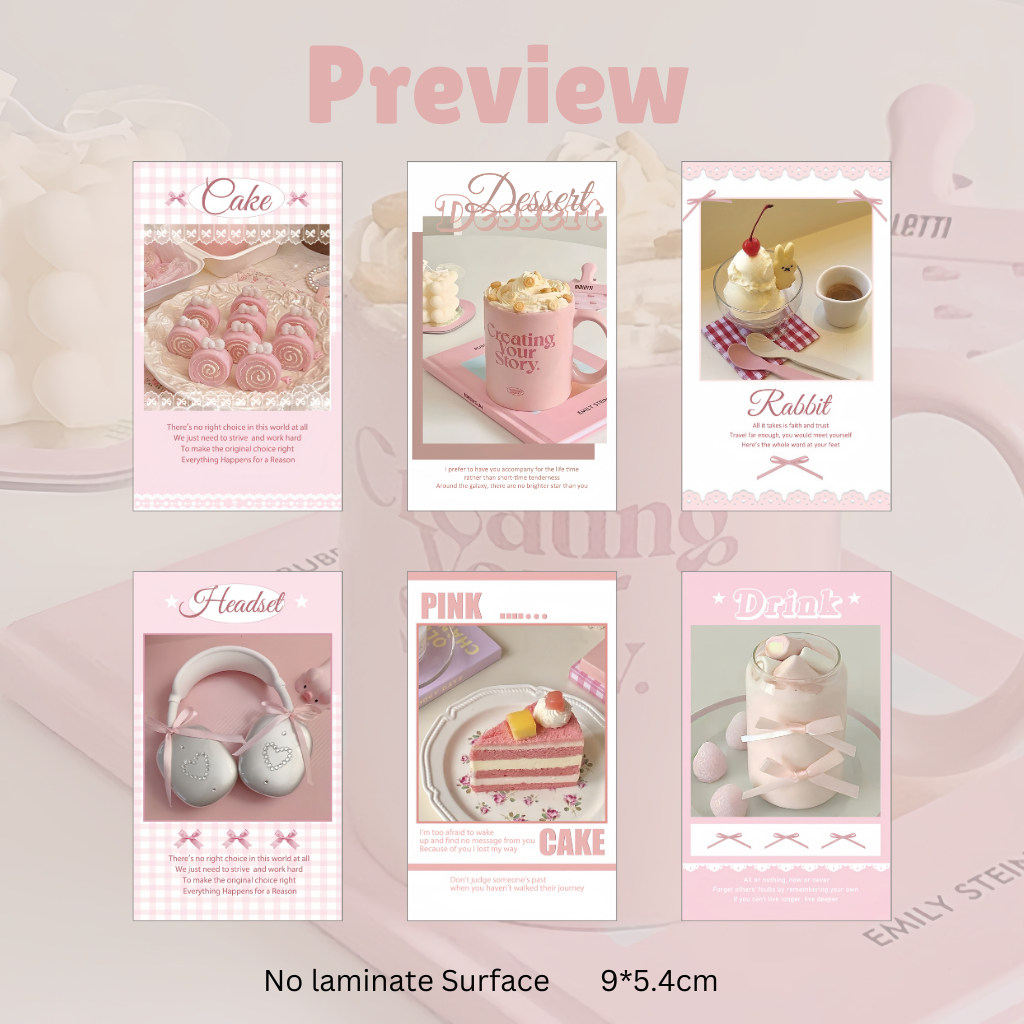 Pink Cake Ins Sealing stickers label tickers ins stickers 封口贴 打包材料 简约 ...