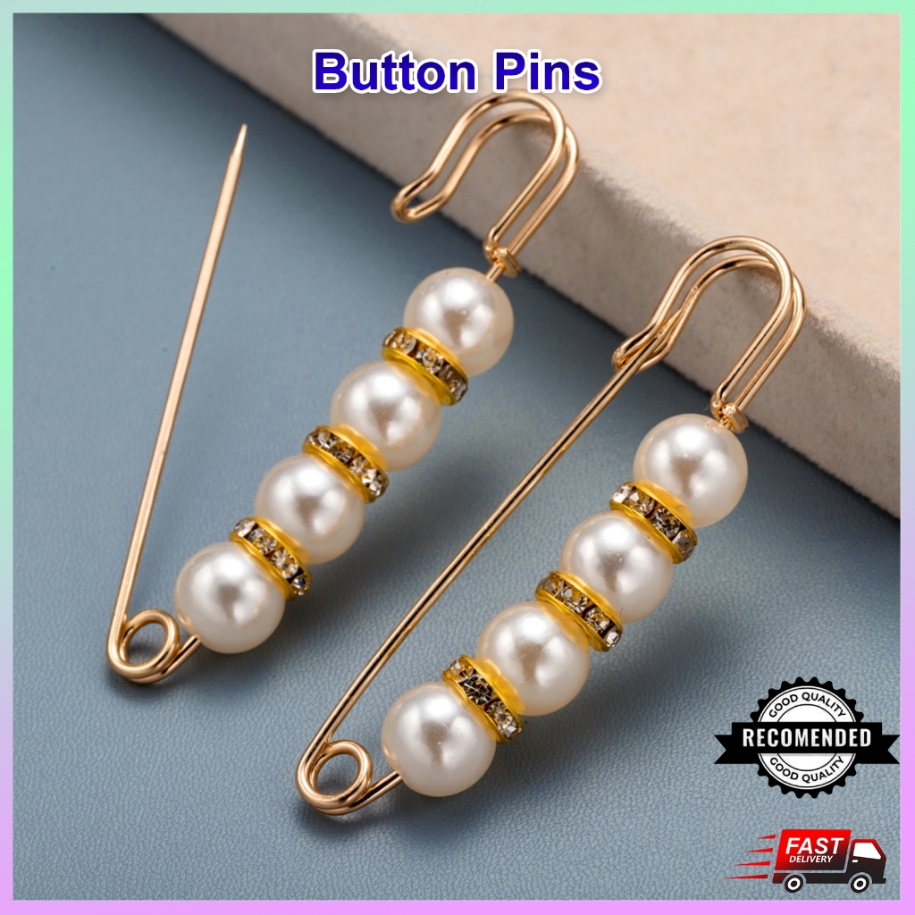 Pearl Brooch & Pins Fasteners Narrow Waist handy adjustable Buckle ...