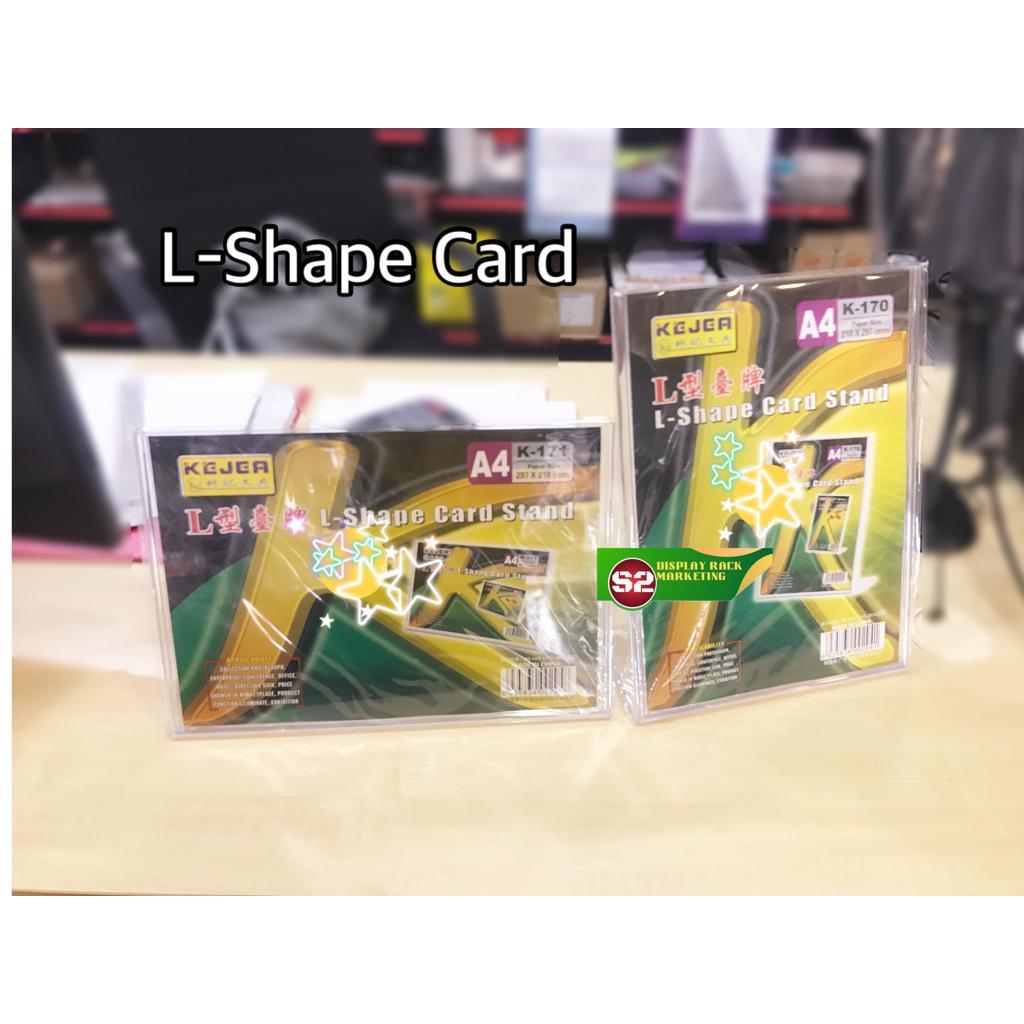 [Ready Stock] A4 DISPLAY STAND - ACRYLIC STAND/L-SHAPE STAND/STAND ...