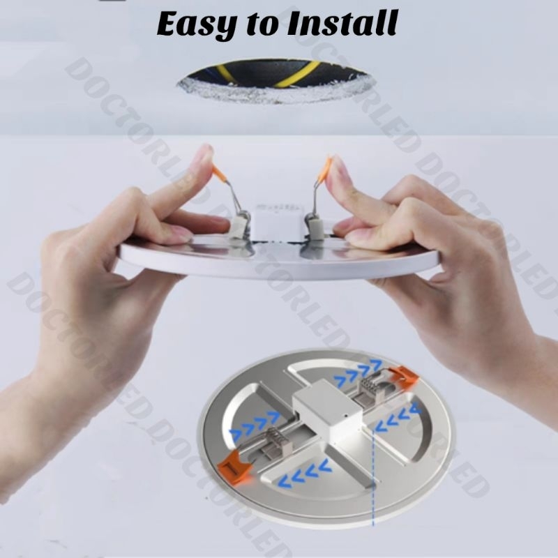 Adjustable LED Downlight 18W/24W Square Round 6Inch 8Inch Adjustable ...