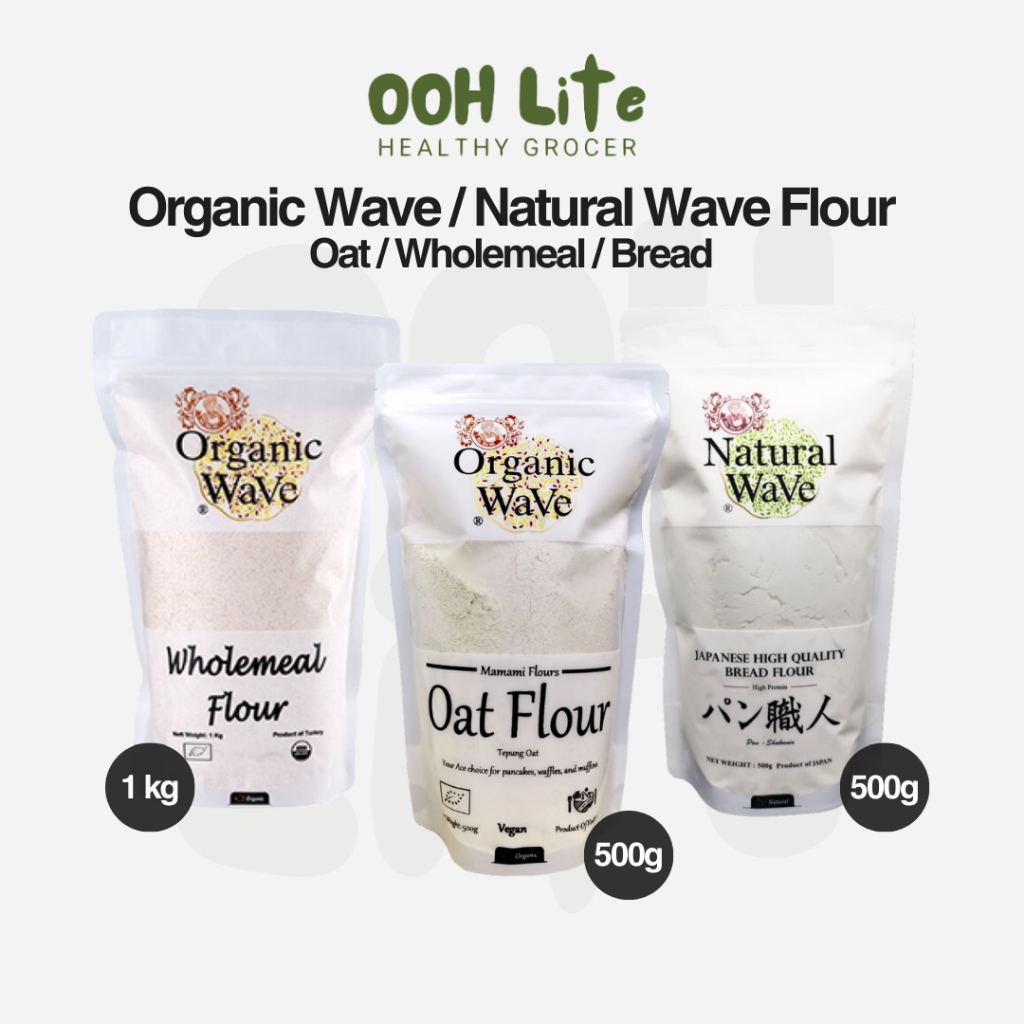 Organic Wave / Natural Wave Flour (Oat flour/Wholemeal flour/Japanese ...