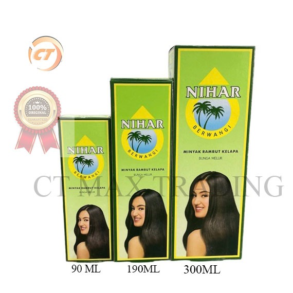 Nihar Coconut Hair Oil Original 90ml,190ml and 400ml | Shopee Malaysia