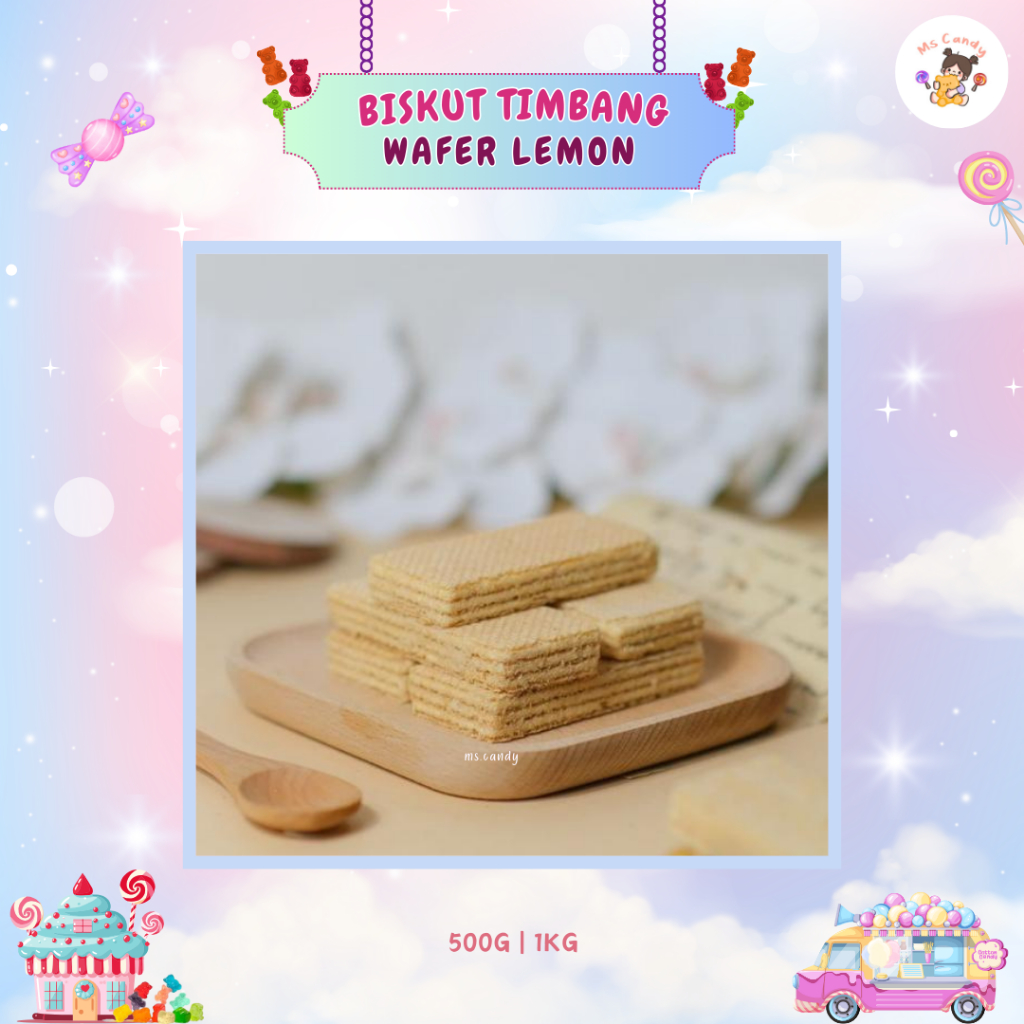 [ 500G • 1KG ] PELBAGAI BISKUT TIMBANG | WAFER LEMON | Shopee Malaysia