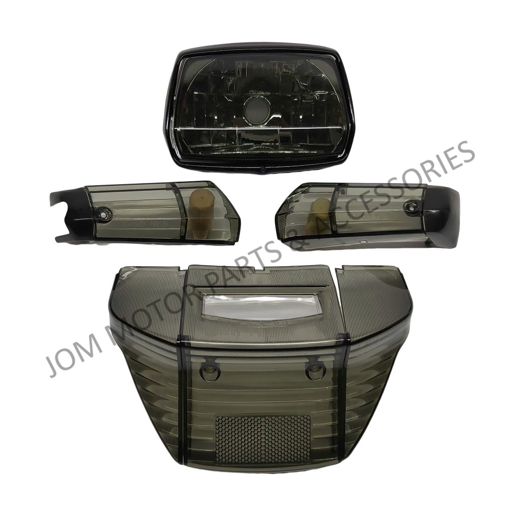 【VISS】HONDA EX5/DREAM Head Lamp Signal Lamp & Tail Lamp Cover Set Lampu Depan Lampu Signal dan ...