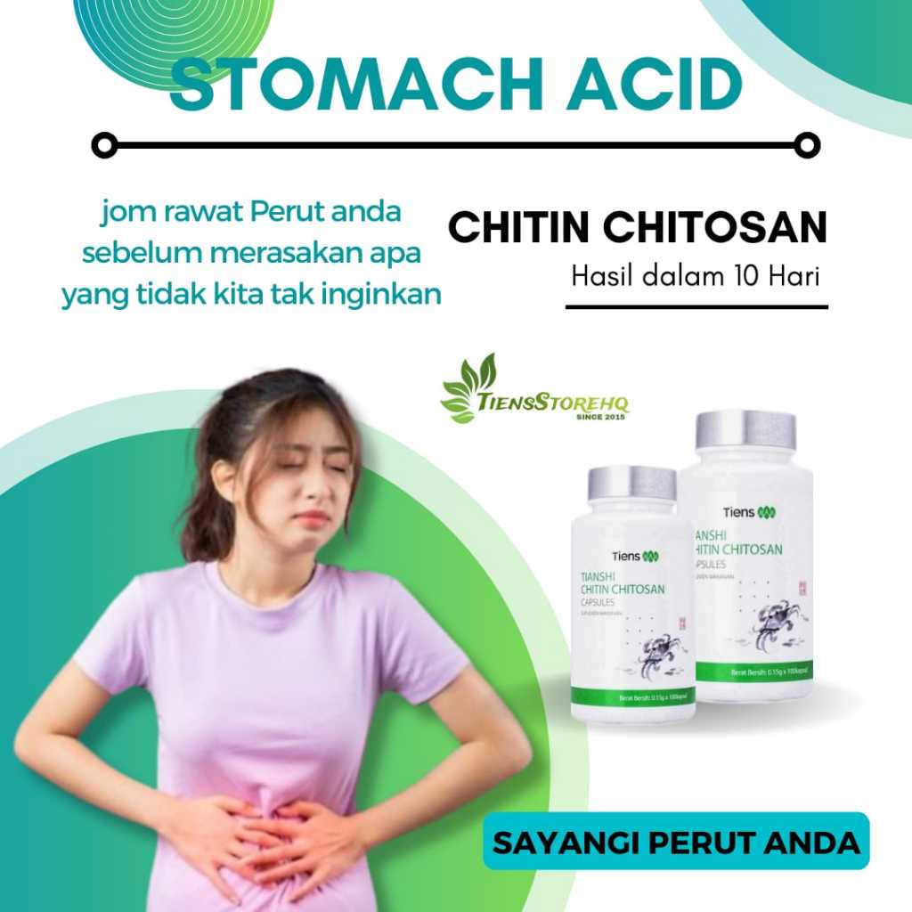 Ubat Asam Lambung ( Gerd Anxienty dan Maag ) - Chitin Chitosan Tiens ...