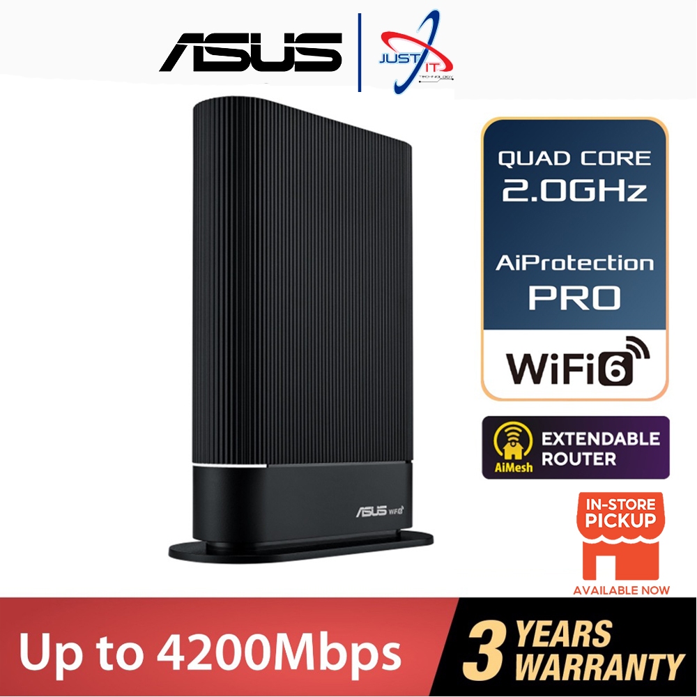 ASUS RT-AX59U AX4200 Dual Band WiFi 6 802.11ax AiMesh Router | Shopee ...