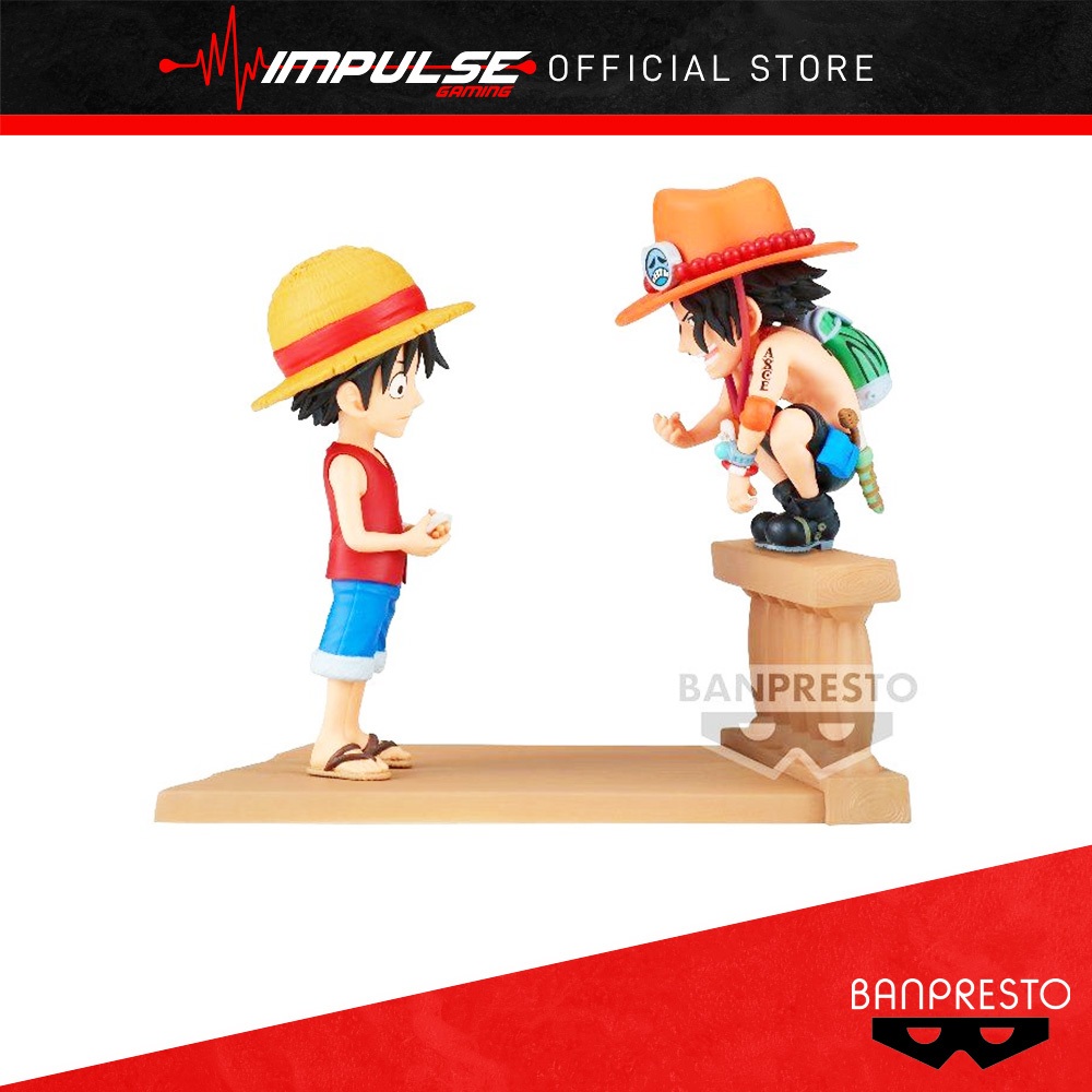 Banpresto One Piece WCF Log Stories: Monkey.D.Luffy & Portgas.D.Ace ...