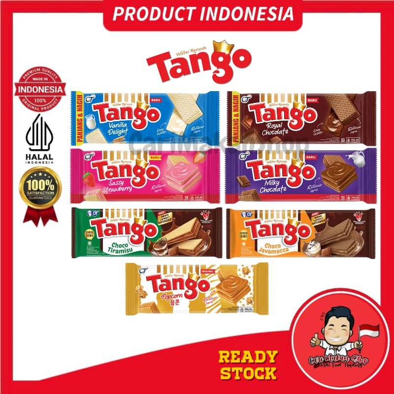 Tango Wafer Renyah 110gm Product Indonesia 🇮🇩 Royal Chocolate Vanila ...