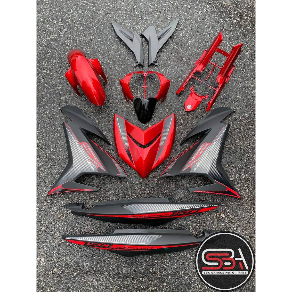 COVERSET BODYSET YAMAHA Y Y15 Y15ZR V1 V2 RED RC VIETNAM EDITION MERAH ...