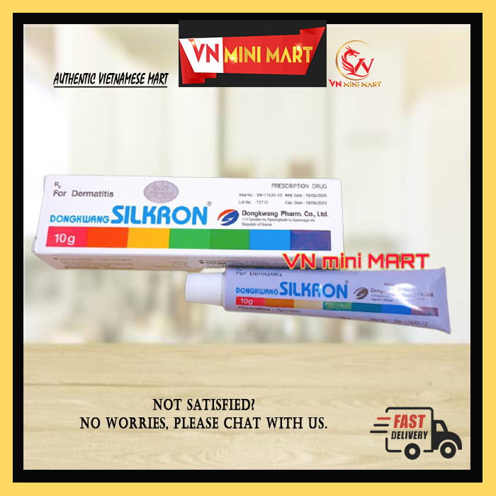 Silkron for Dermatitis 1 tube/box 10g - Thuốc 7 màu Silkron 1 túp 10g ...