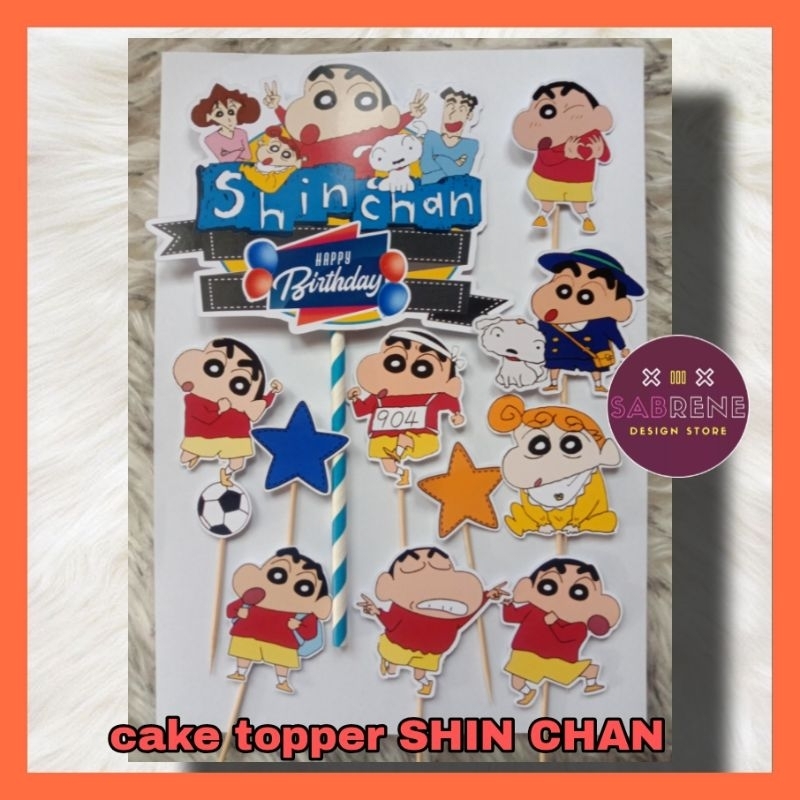 Cake Topper SHIN CHAN ready stock | Shopee Malaysia
