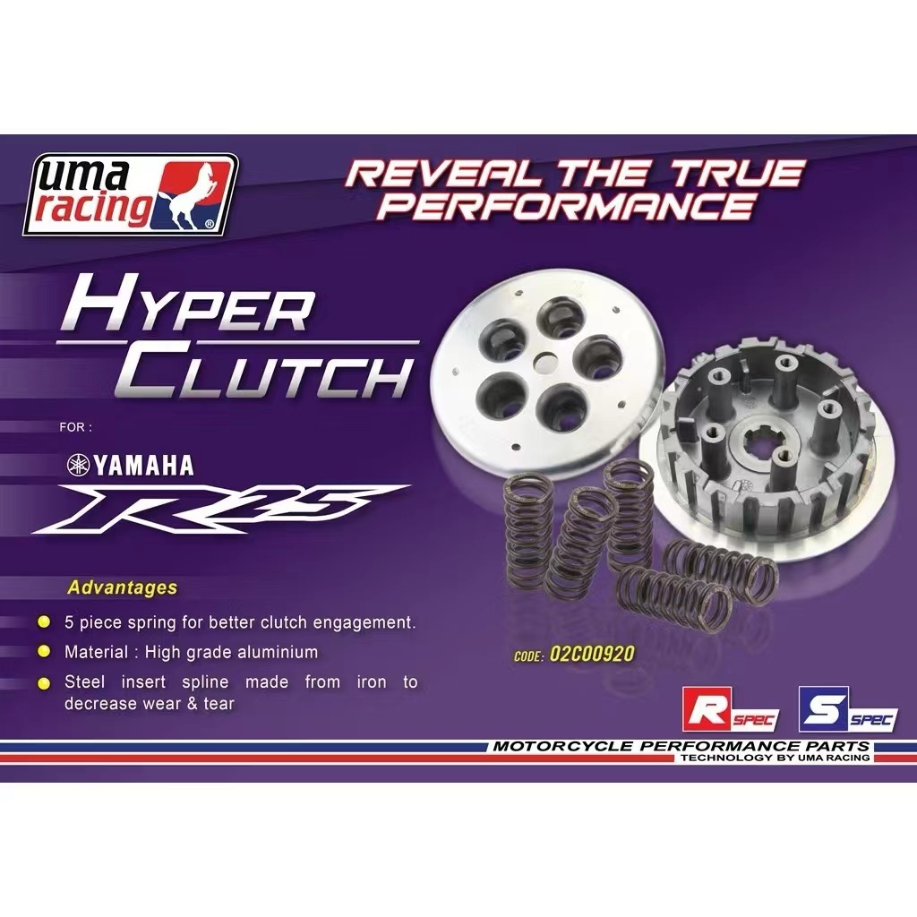 UMA RACING Hyper Clutch Yamaha R25 V1 V2 MT25 Spring Set 100% Original ...