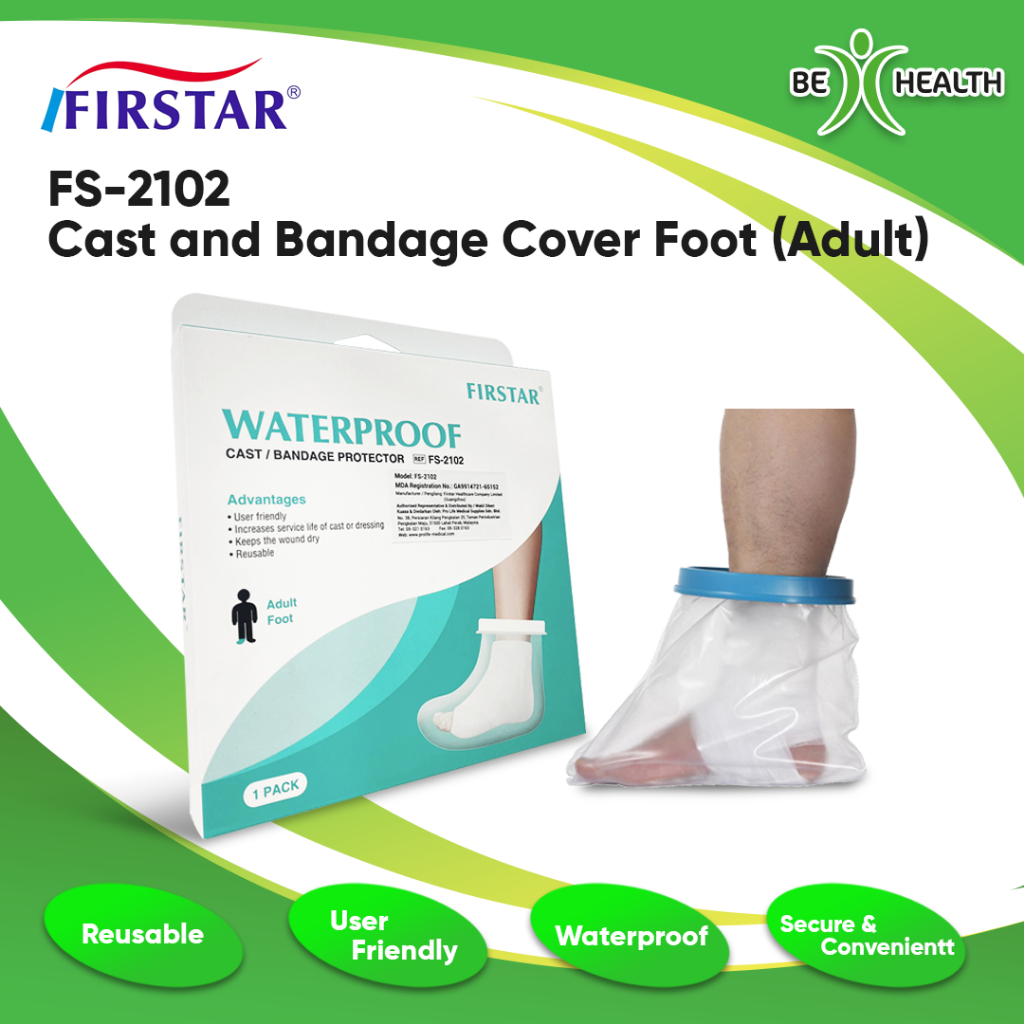 Firstar Cast & Bandage Cover Foot Adult / Cast & Balutan Penutup Kaki ...
