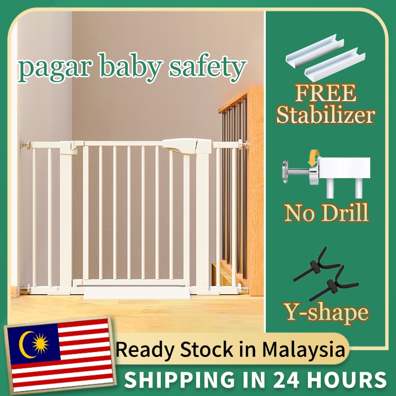 Pagar Baby Safety Baby Gate Baby Fence Spenghadang Baby With Lock Pagar ...