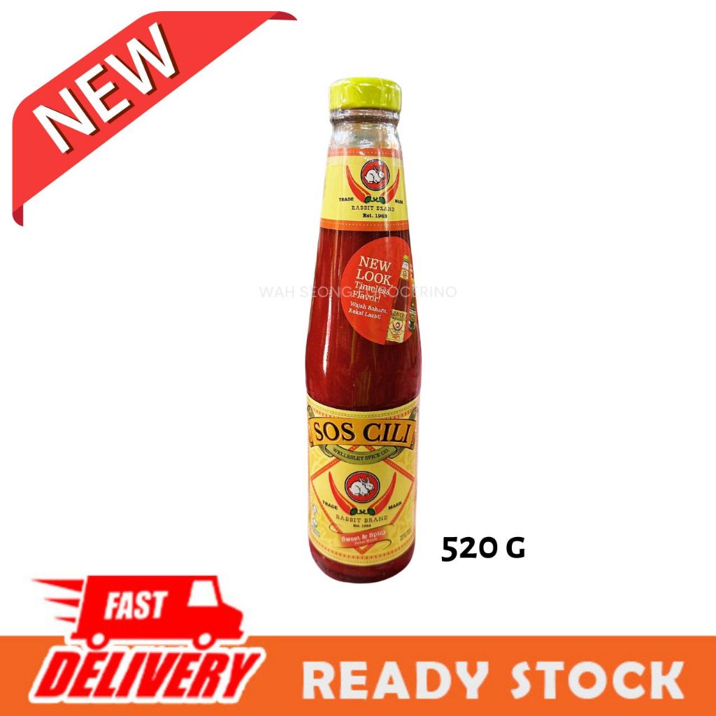 【READY STOCK】CAP ARNAB Sos Cili / Rabbit Brand Chili Sauce / 白兔牌辣椒酱 ...