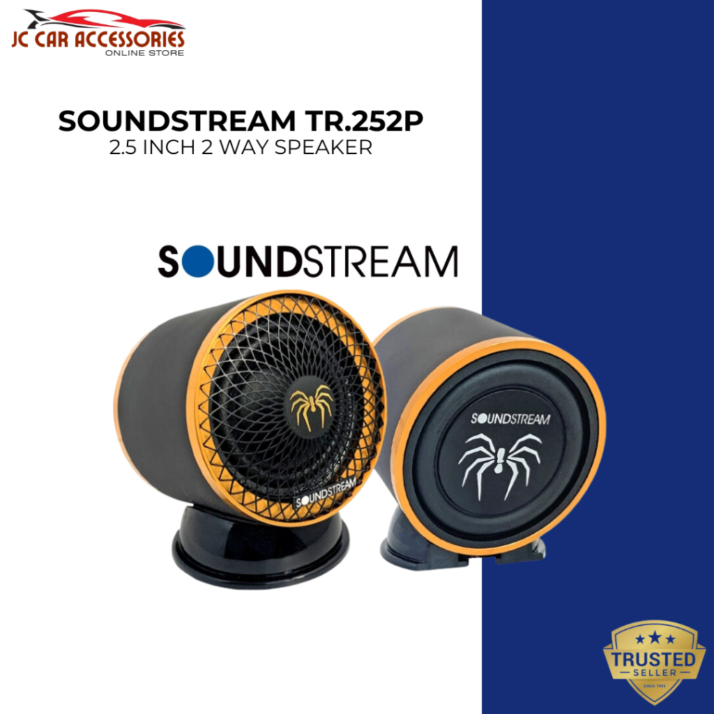 SOUNDSTREAM Troupe Collection TR.252P 2.5" 2-Way Full Range Car ...