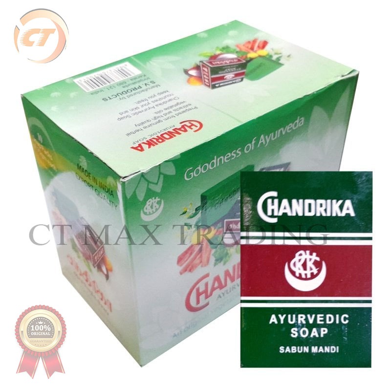 Chandrika Ayurvedic Soap Original 75g 10soaps (1BOX) | Shopee Malaysia