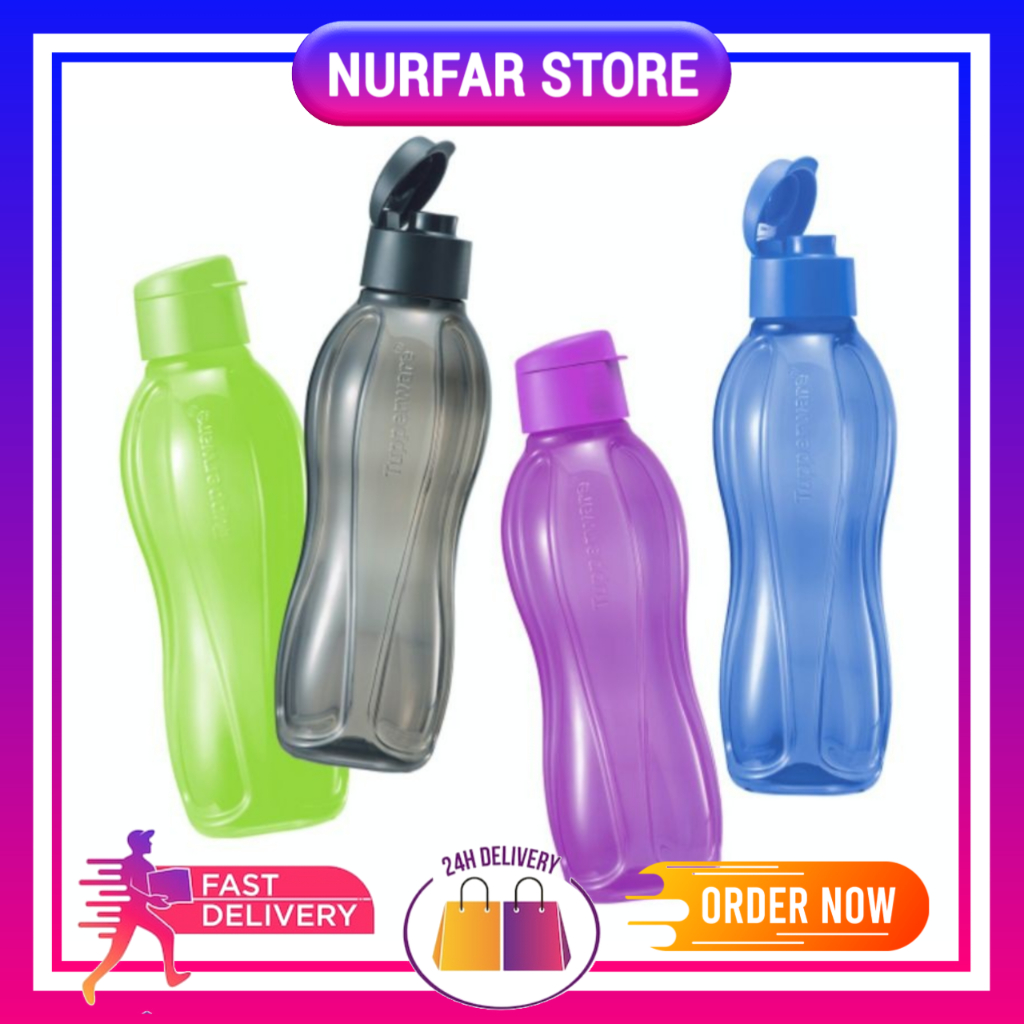 Tupperware Eco Bottle Flip Top 1.0L/Botol Air Tupperware | Shopee Malaysia