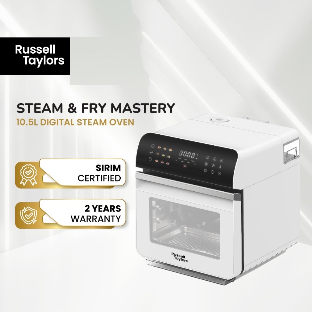 Russell Taylors Steam & Fry Mastery Steam Oven (10.5L) Z11 (Air Fryer ...