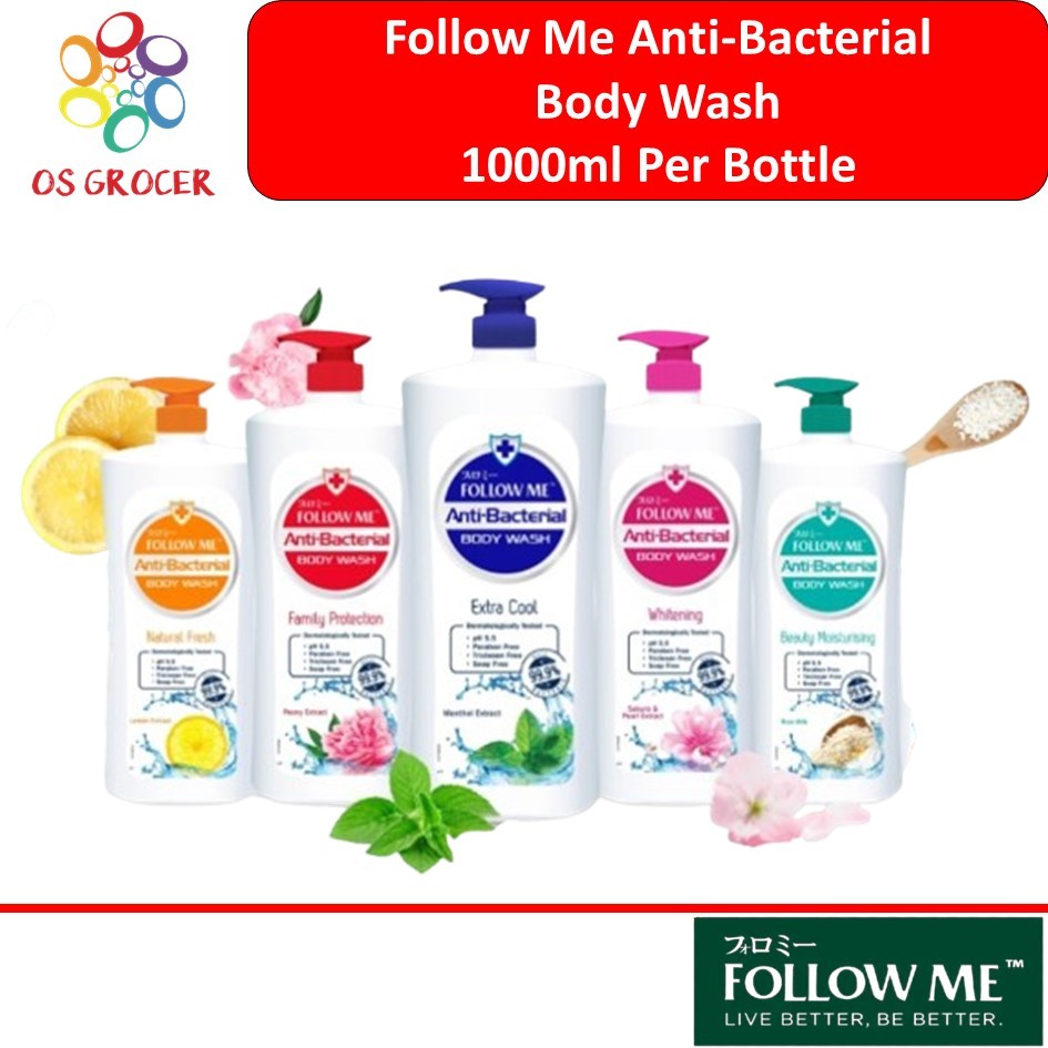 🎈RM11.60🎈 After Coin Cashback Follow Me Anti-Bacterial Shower 950ml ...