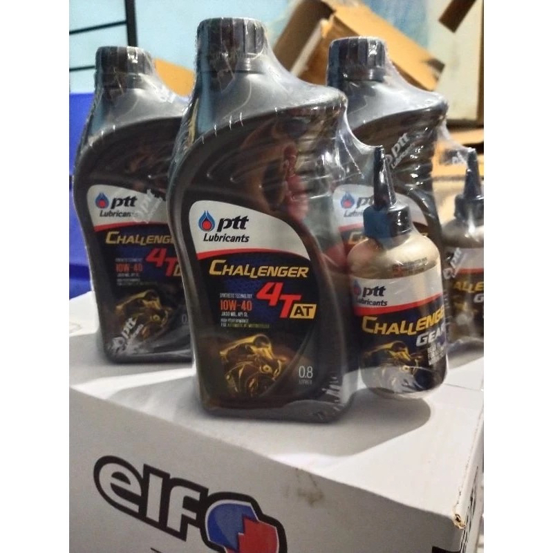 Motorcycle Engine Oil Specialized Auto Transmission PTT CHALLENGER 4T ...
