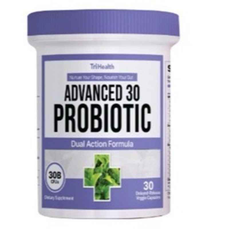 TRIHEALTH ADVANCE PROBIOTIC 30 CAPSULE DUAL ACTION FORMULA | Shopee ...