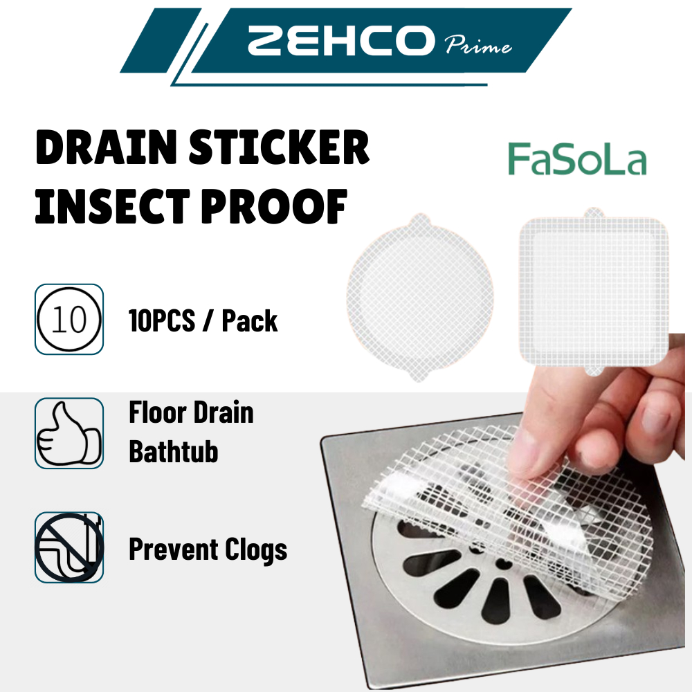 Fasola Floor Drain Stickers for Drain Bathtub Sink Insect Proof ...