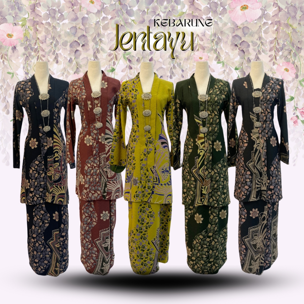 NEW DESIGN !!! KEBARUNG BATIK JENTAYU IN 5 COLOUR BY MOFF COLLECTION ...