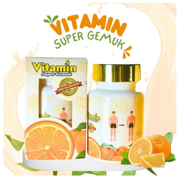 VITAMIN SUPER GEMUK ORIGINAL HQ UBAT GEMUK BERKESAN TAMBAH SELERA MAKAN ...
