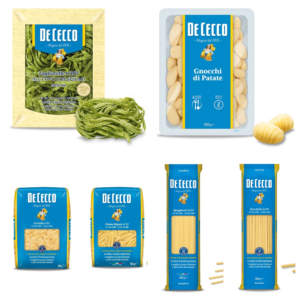 De Cecco Durum Wheat Pasta - Bucatini / Spaghetti / Linguine / Gnocchi ...