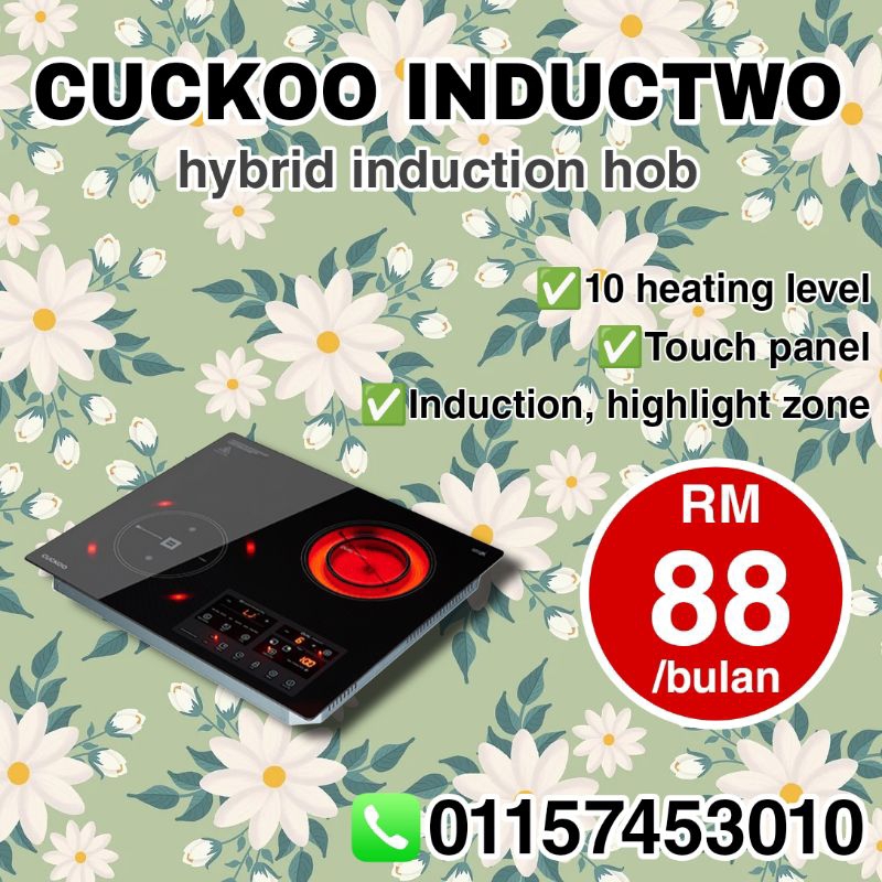 Cuckoo Inductwo Hybrid Induction Hob | Shopee Malaysia