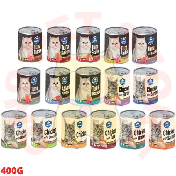 SNIFFLY Grain Free 400G Wet Cat Food/ Makanan Kucing/ Pet Food | Shopee ...