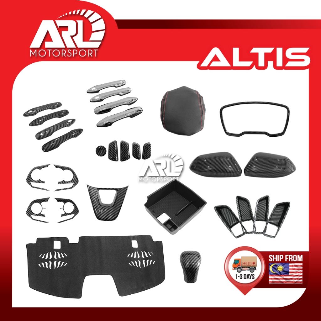 Toyota Corolla Altis 12th E210 ZRE210 ZRE211 Interior Exterior Chrome ...