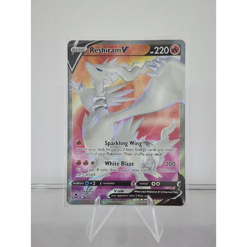 2022 Reshiram V Card (Rare Holo) | Shopee Malaysia