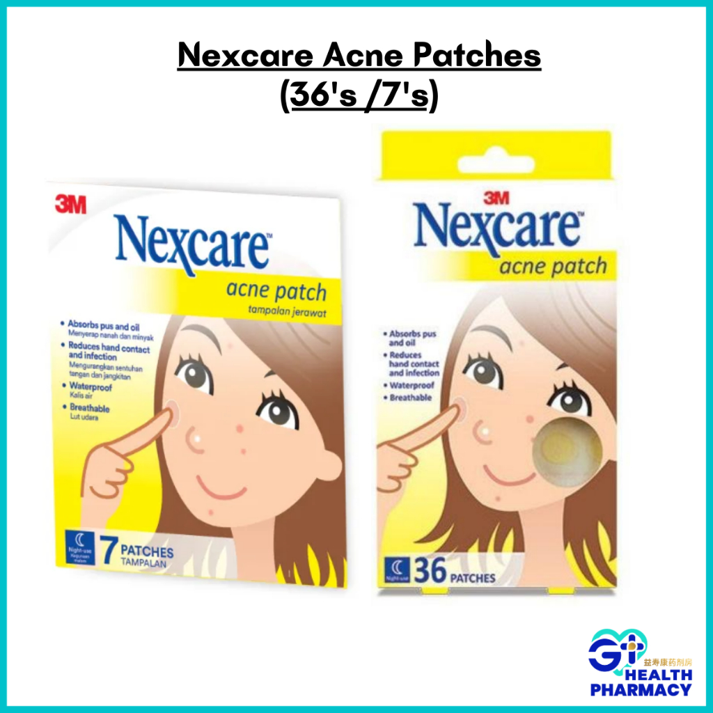 3M Nexcare Acne Patch Night Use 7s/36's Nexcare Yellow | Shopee Malaysia